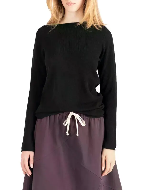 SOCIETE ANONYME Charlize Fine-knit Cashmere Sweater - Black