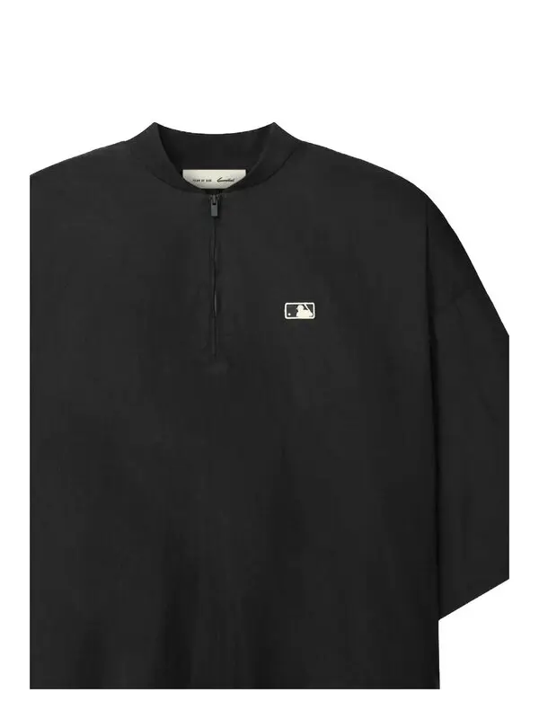 Fear Of God Mlb Half-zip T-shirt - Black