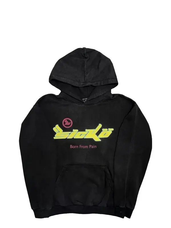SICKO Born From Pain Hoodie - Black