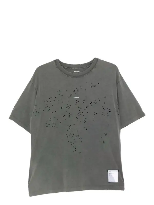 Satisfy Mothtech Distressed T-shirt - Grey