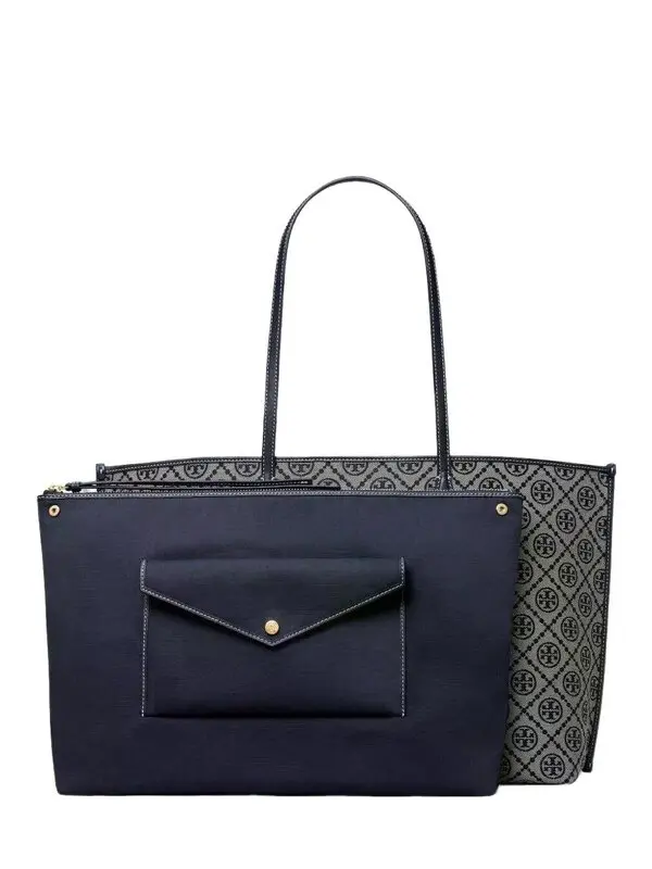 Tory Burch T Monogram Perry Tote Bag - Blue