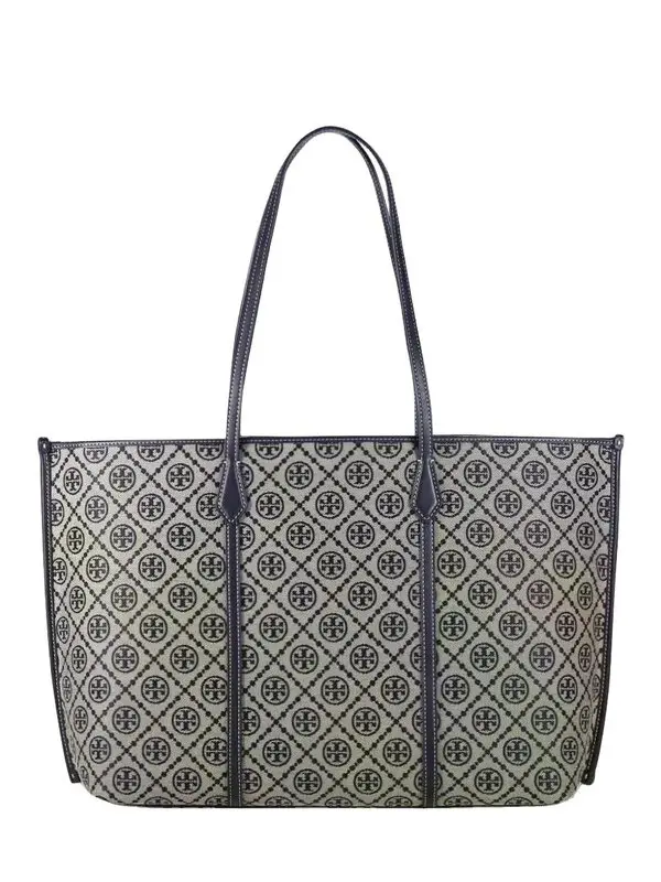 Tory Burch T Monogram Perry Tote Bag - Blue