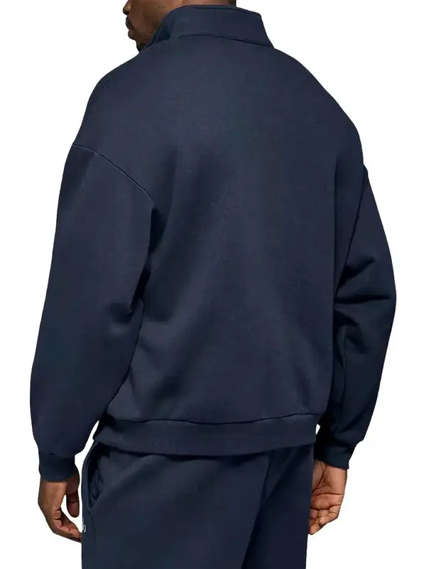 Alo Yoga Accolade Quarter-zip Sweatshirt - Blue