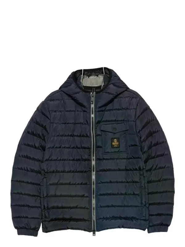 REFRIGIWEAR Hunter Quilted Hooded Jacket - Blue