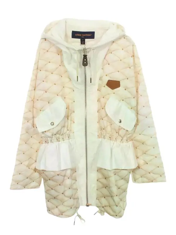 LOUIS VUITTON Zip-up Hooded Jacket - Neutrals