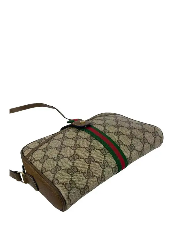 Gucci 20th Century Gg Supreme Web Crossbody Bag - Neutrals
