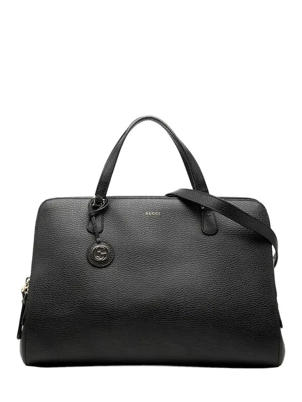 Gucci Calfskin Lady Satchel - Black