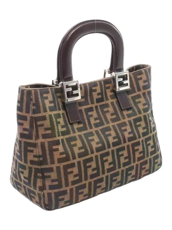 Fendi 2000s Zucca Tote Bag - Brown