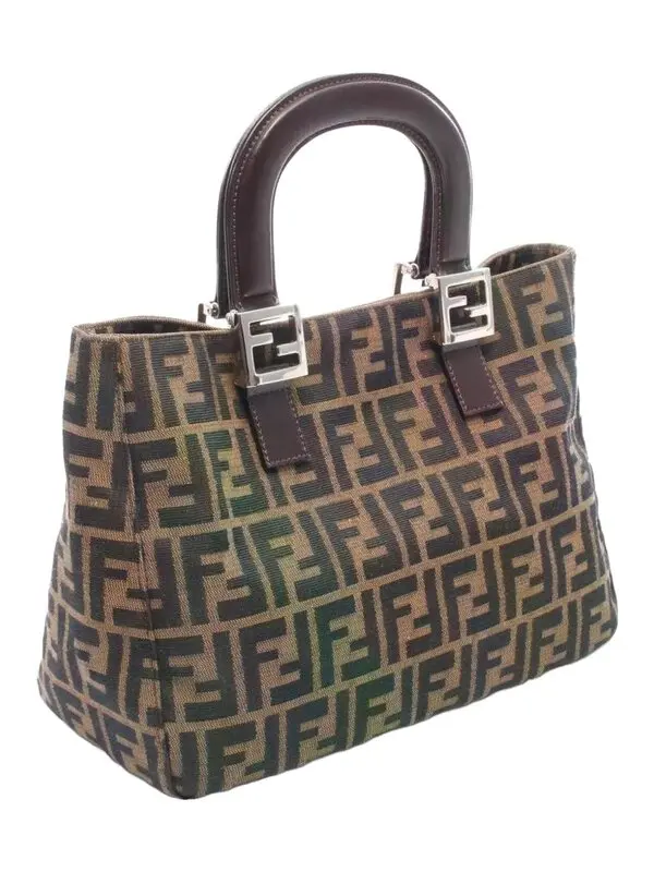 Fendi 2000s Zucca Tote Bag - Brown