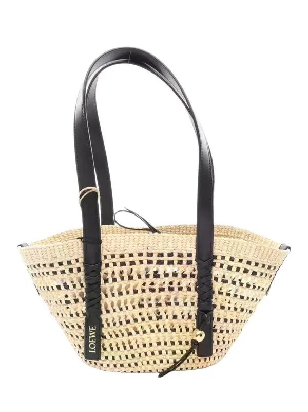 Loewe Braided Basket Bag - Neutrals