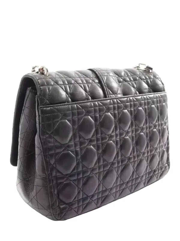 Dior 2000s New Rock Cannage Shoulder Bag - Black