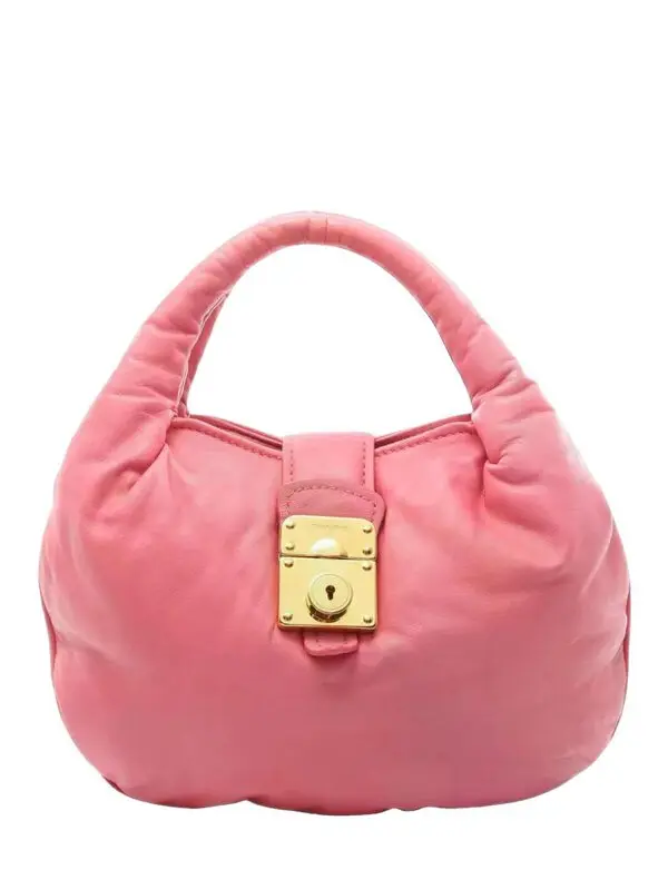 Miu Miu Leather Handbag - Pink
