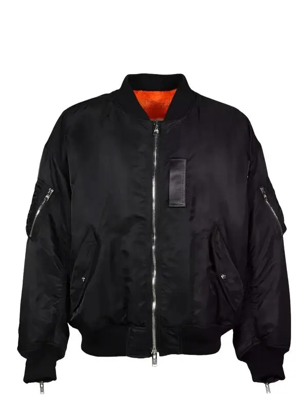 MASTERMIND WORLD Reversible Skull-embroidered Bomber Jacket - Black