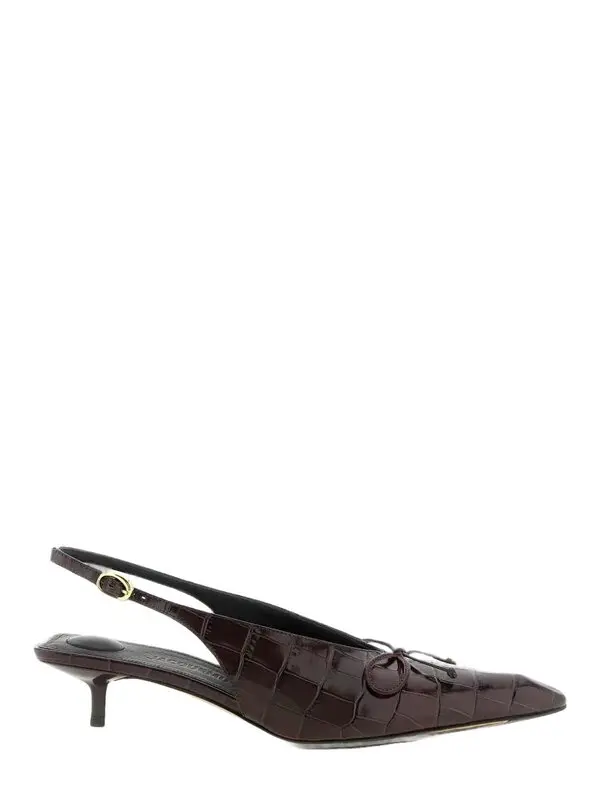 Jacquemus Les Slingbacks Cubisto B Pumps - Red