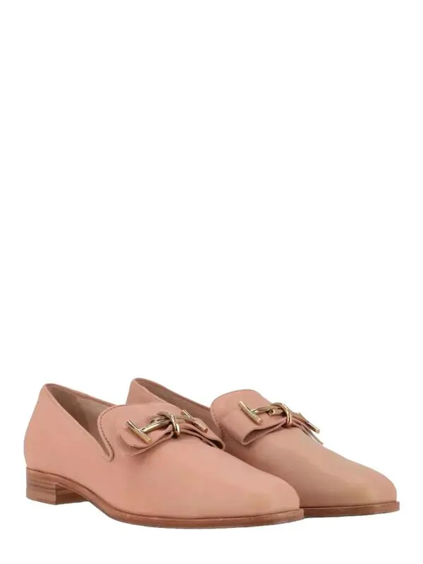 TOD'S T-chain Bow Detail Loafers - Neutrals