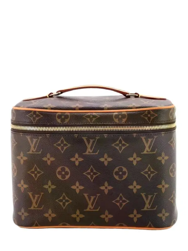 LOUIS VUITTON Monogram Canvas Vanity Case Bb Pouch - Brown