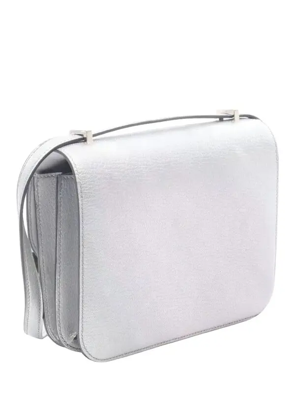 Hermès 2026 Mini Constance 3 Shoulder Bag - Silver