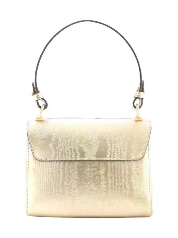 LOUIS VUITTON Twist Handbag Gravity Calfskin Pm Satchel - Gold