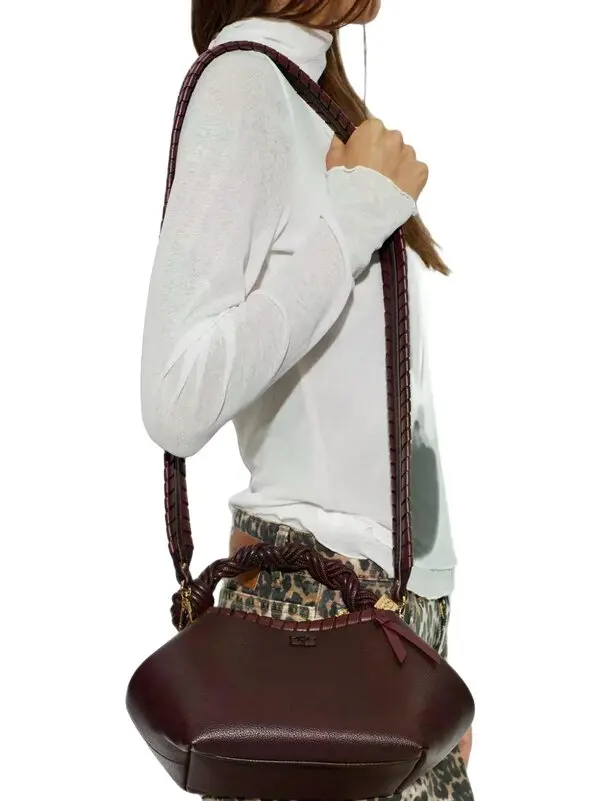GANNI Bou Tote Bag - Red