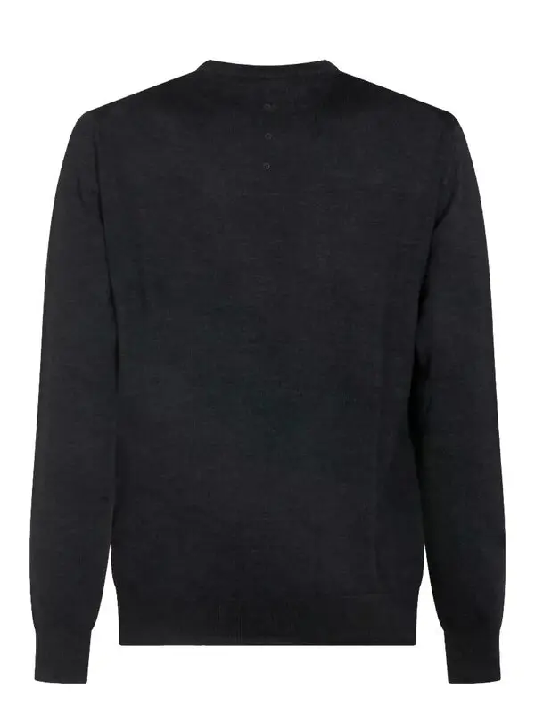 Premiata Crew Neck Wool Sweater - Grey