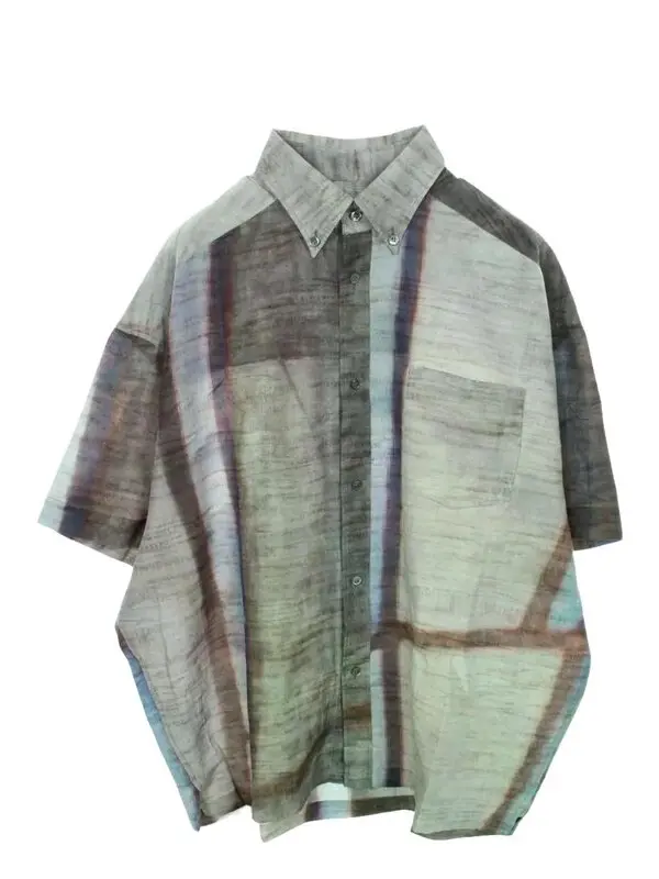 Giorgio Armani 2010s Short-sleeve Shirt - Grey