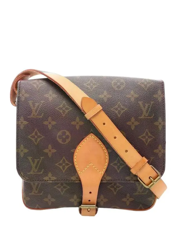 LOUIS VUITTON Monogram Canvas Cross Body Bag - Brown