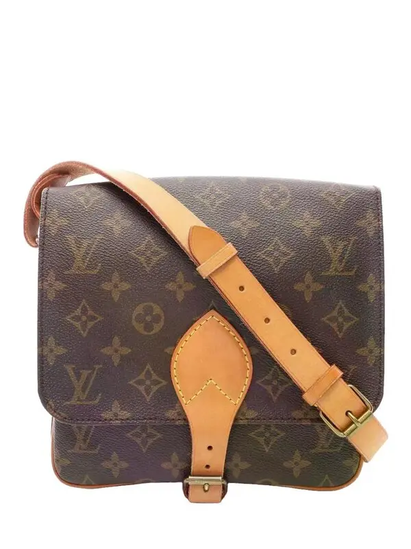 LOUIS VUITTON Monogram Canvas Cross Body Bag - Brown