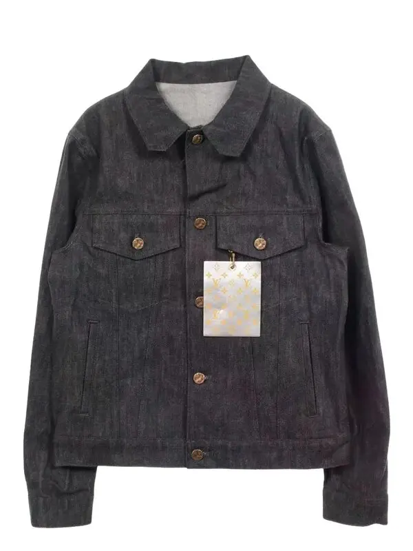 LOUIS VUITTON Monogram Dna Denim Jacket - Grey