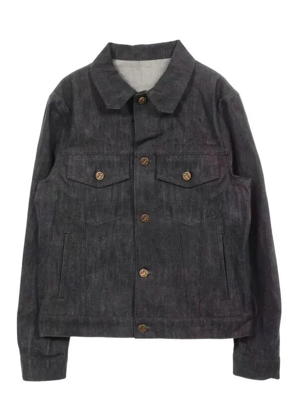 LOUIS VUITTON Monogram Dna Denim Jacket - Grey