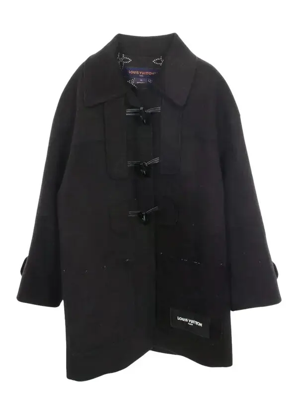 LOUIS VUITTON Toggle Duffle Coat - Black