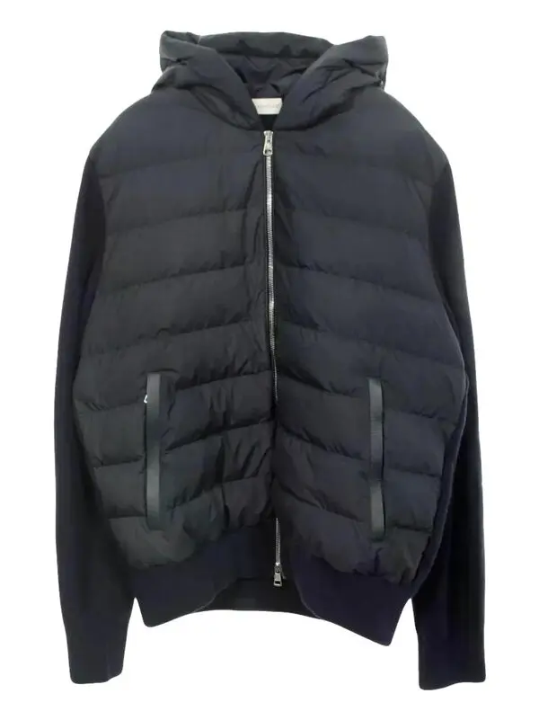 Moncler Down Hooded Jacket - Blue