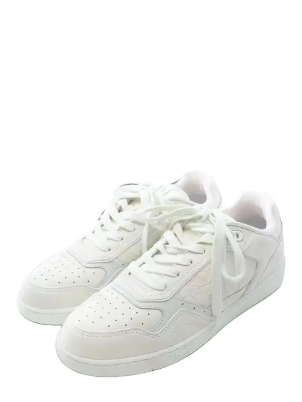 Dior B27 Leather Low-top Sneakers - White