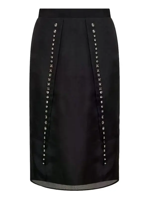 Stella McCartney Embellished Midi Skirt - Black