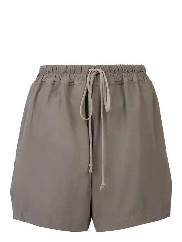 Rick Owens Elasticated Drawstring Shorts - Grey