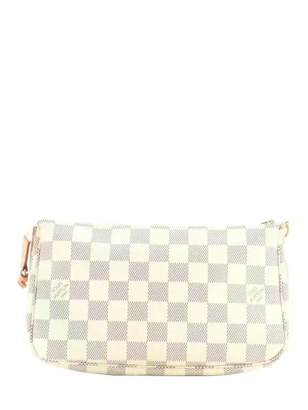LOUIS VUITTON Pochette Accessoires Clutch Bag - White