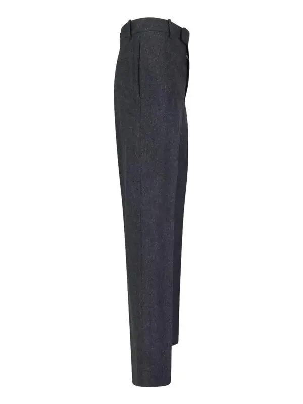 JIL SANDER Straight-leg Wool Trousers - Grey