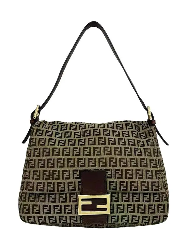Fendi Zucchino Mamma Forever Shoulder Bag - Brown