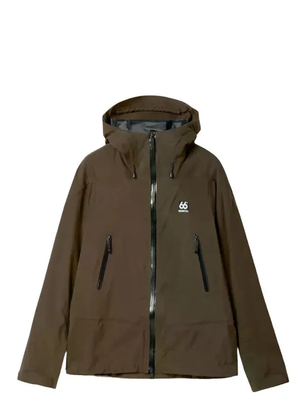 66 NORTH Snæfell Shell Jacket - Brown