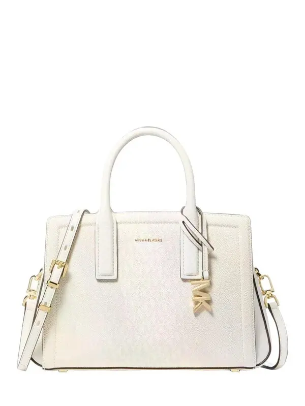 Michael Kors Small Laila Exclusive Logo Satchel - Neutrals