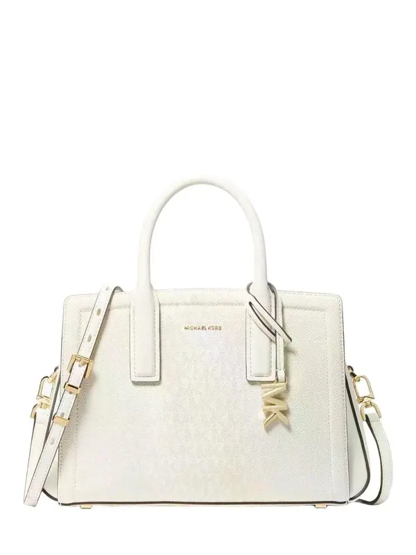 Michael Kors Small Laila Exclusive Logo Satchel - Neutrals
