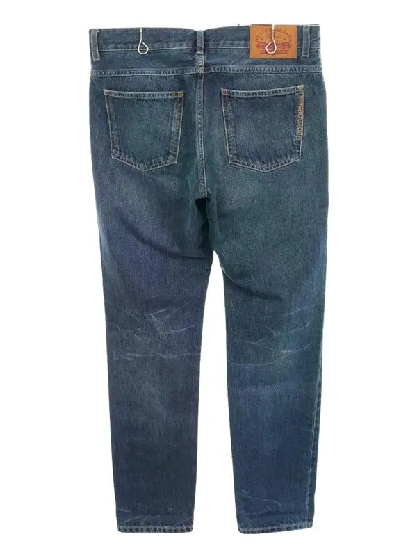Dolce & Gabbana Straight Leg Jeans - Blue