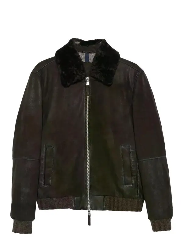 THE JACKIE LEATHERS Zip-up Jacket - Black
