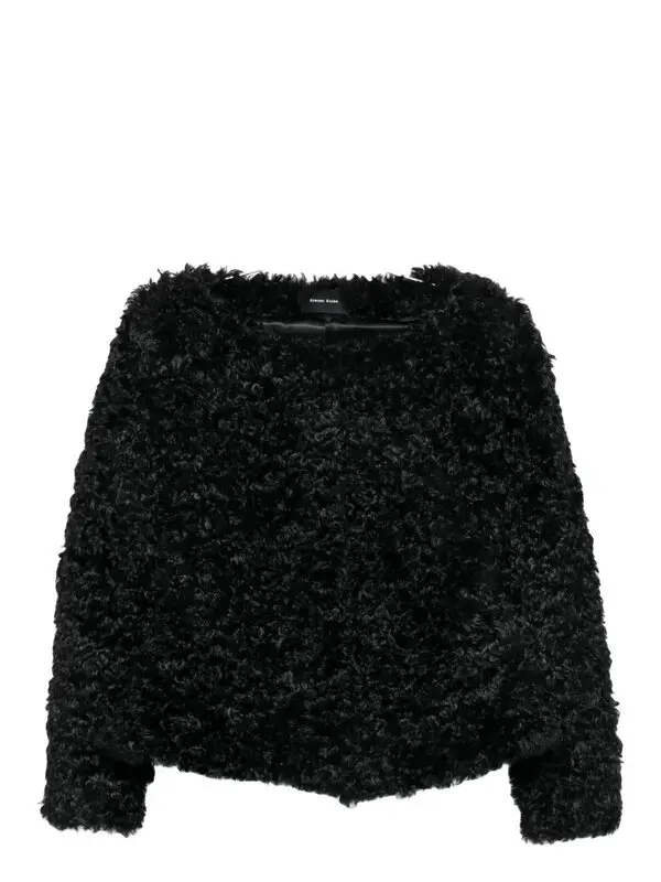 Simone Rocha Boat Neck Jacket - Black