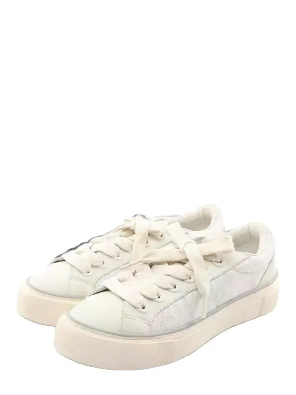 Dior B23 Oblique Canvas Panel Low Top Sneakers - White