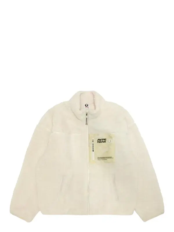 AAPE BY *A BATHING APE Moonface Zip-up Jacket - White