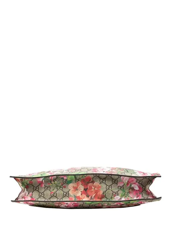 Gucci Gg Supreme Blooms Convertible Tote Satchel - Neutrals