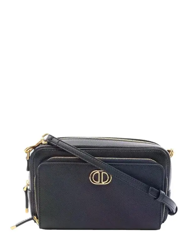 Dior Double Pouch Shoulder Bag - Black