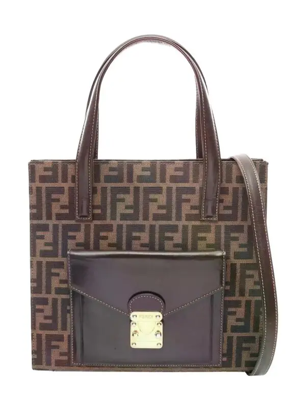 Fendi Zucca Tote Bag - Brown