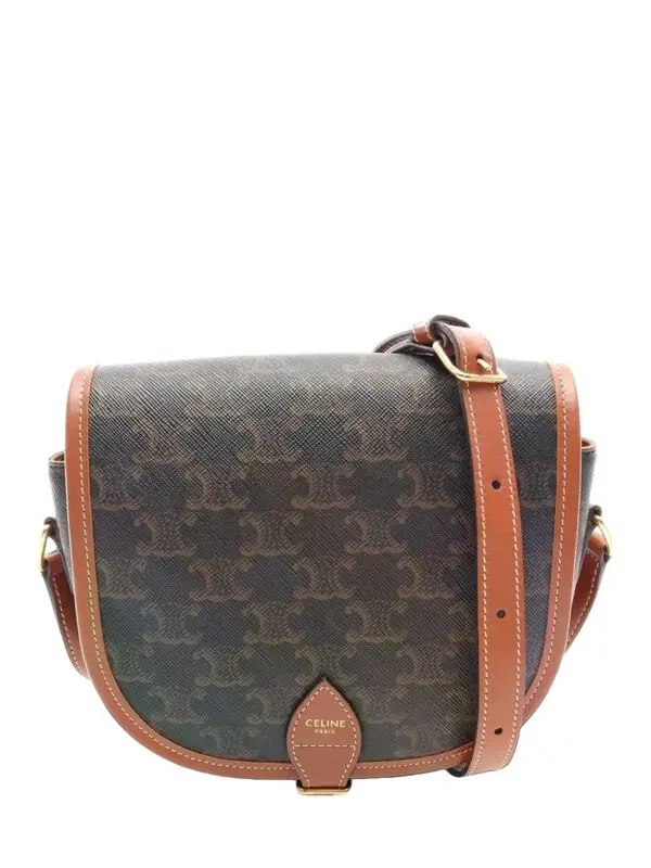 Celine Medium Folco Shoulder Bag - Brown