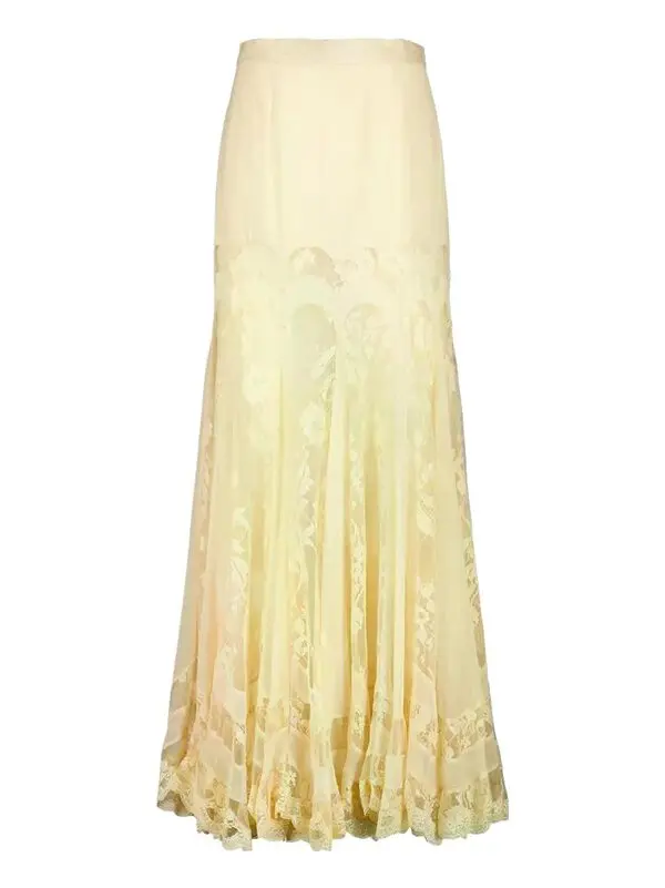 Zimmermann Valiant Panelled Maxi Skirt - Neutrals